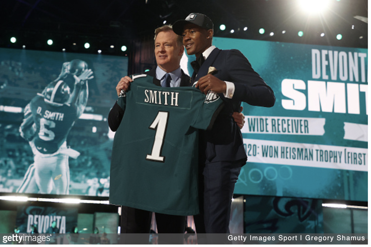 '21 Training Camp Pre: For DeVonta Smith, No Time For Growing Pains ...
